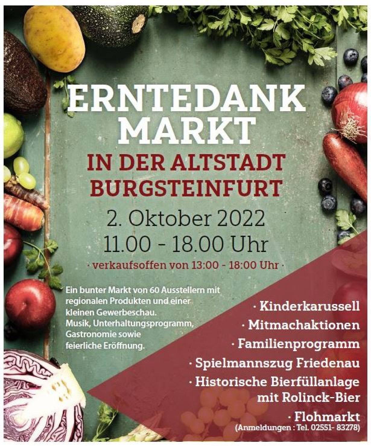 Erntedankmarkt - Steinfurt Marketing + Touristik